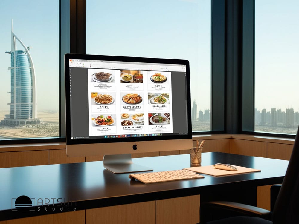 Restaurant Menu Design | Dubai | Art Sun Studio